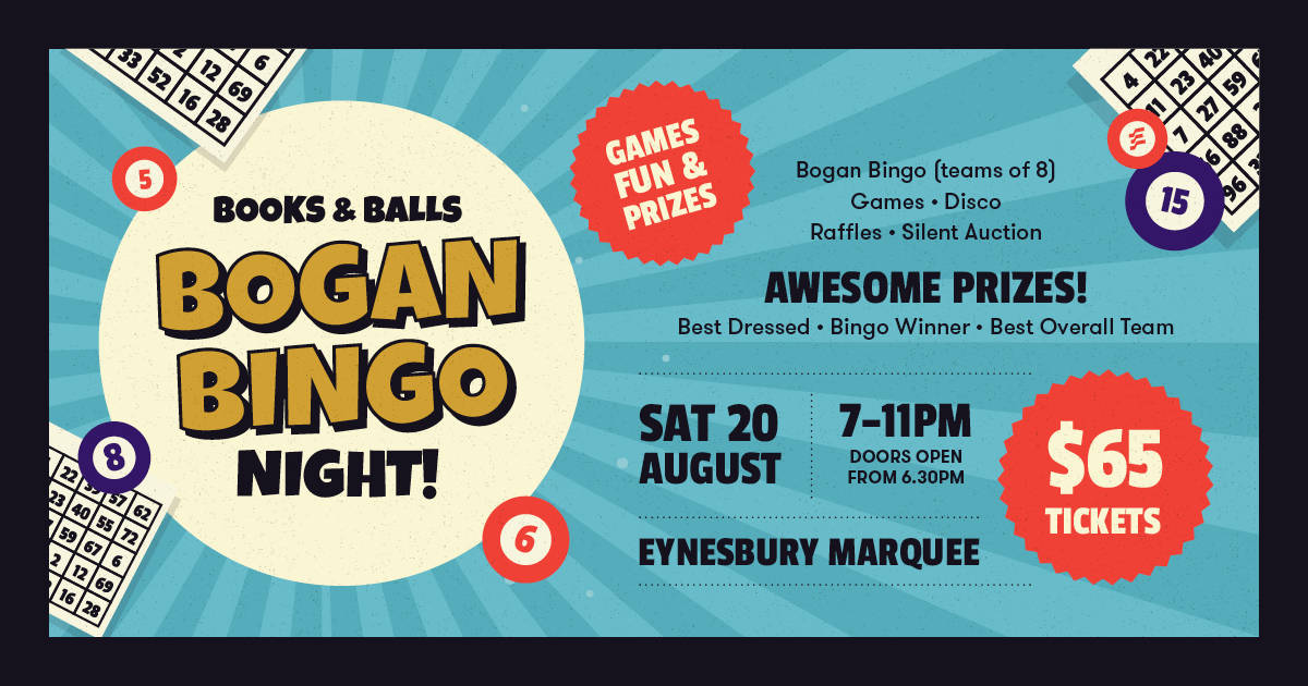Bogan Bingo Night - Eynesbury